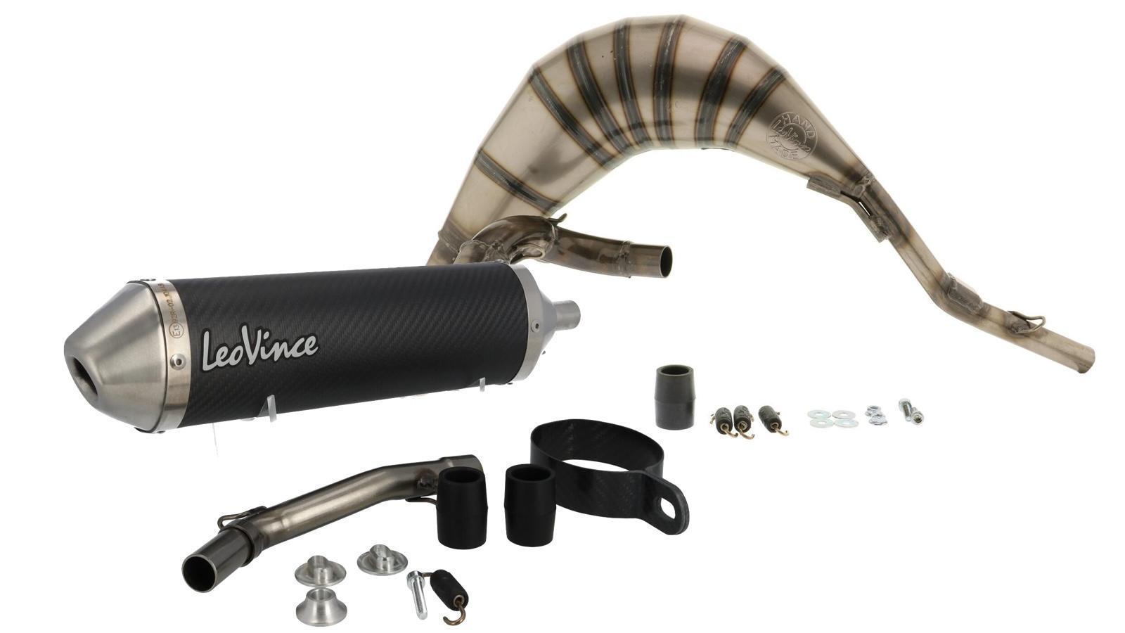 Auspuffanlage Leo Vince X-Fight Beta RR 50 ab Bj. 21, Carbon
