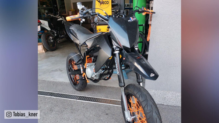 Kotflügel Acerbis Supermoto Evo universal, schwarz