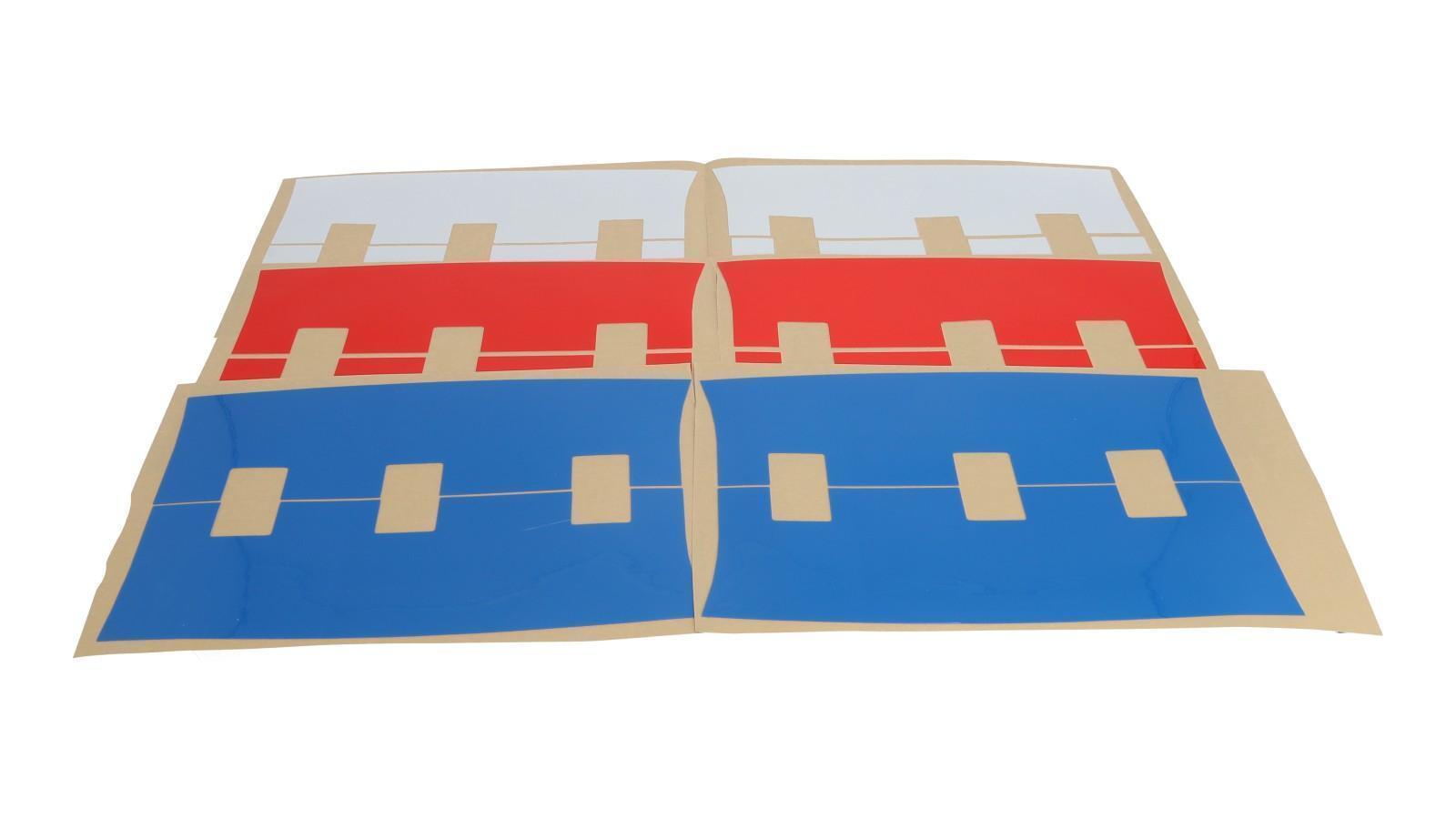 Felgenrandaufkleber-Set Wiesi Factory 50/50 Derbi Gussfelgen, versch ...