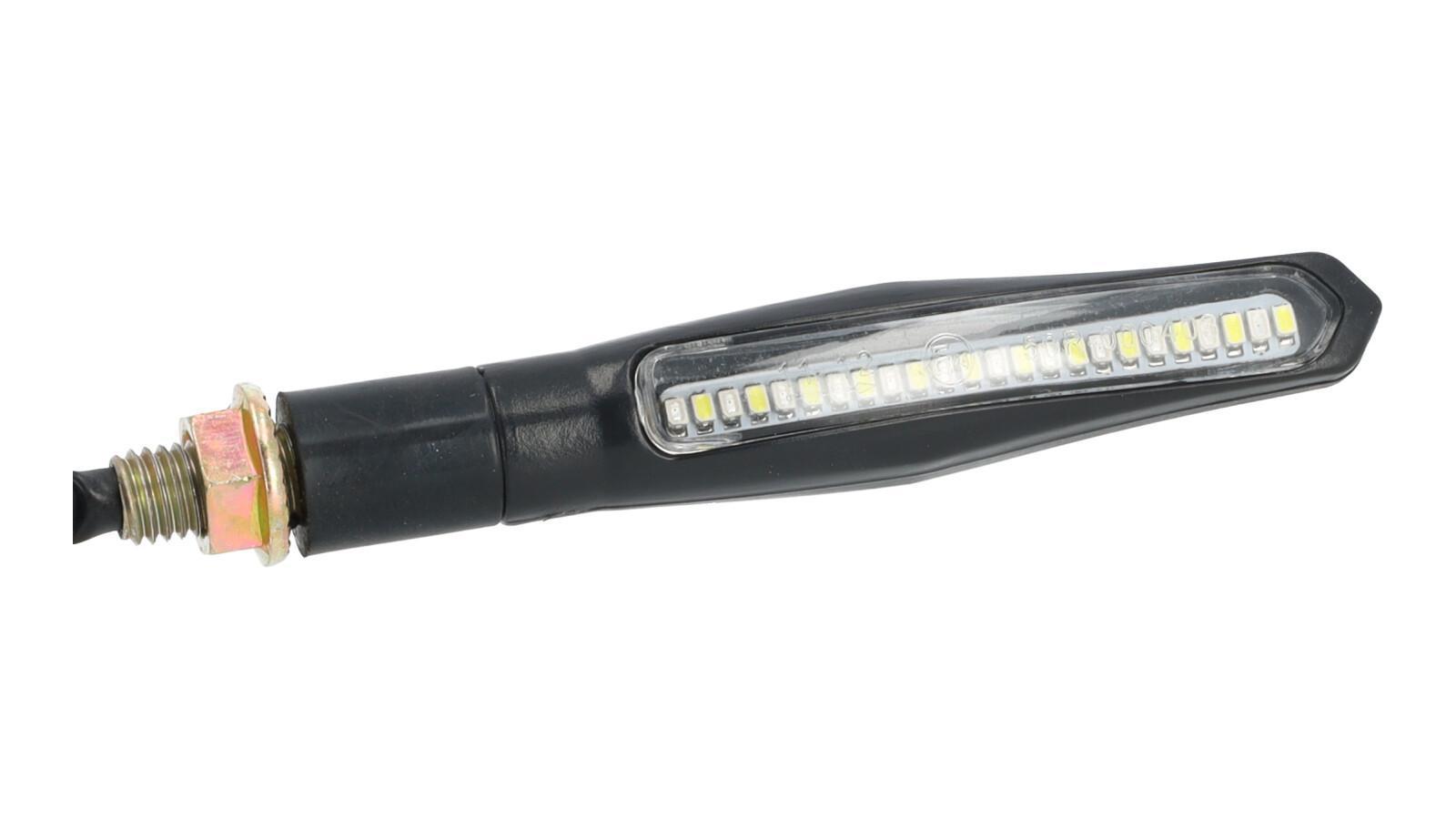 LED- Blinkerset "Spear" Motoflow m. Positionsleuchte, mit E-Nummer ...